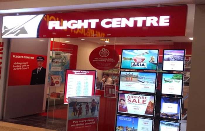 Flight centre banner